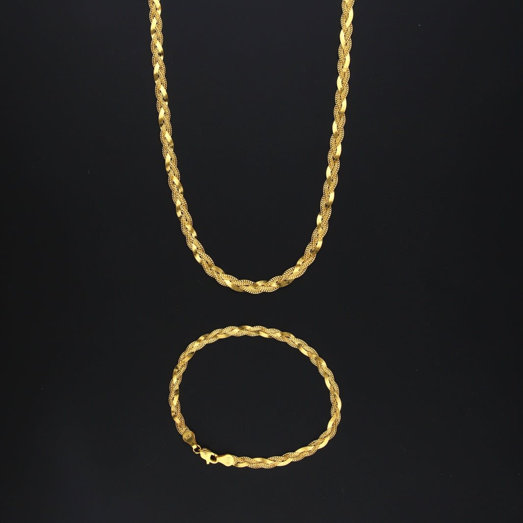 Buy 21KT Gold Pendant Sets at best price in Kuwait – FK Jewellers